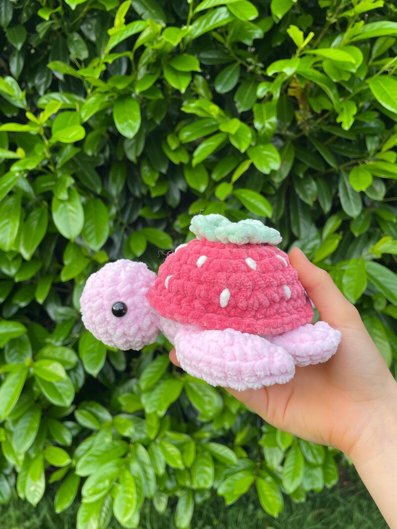 Strawberry Turtle Crochet Pattern :D - Etsy