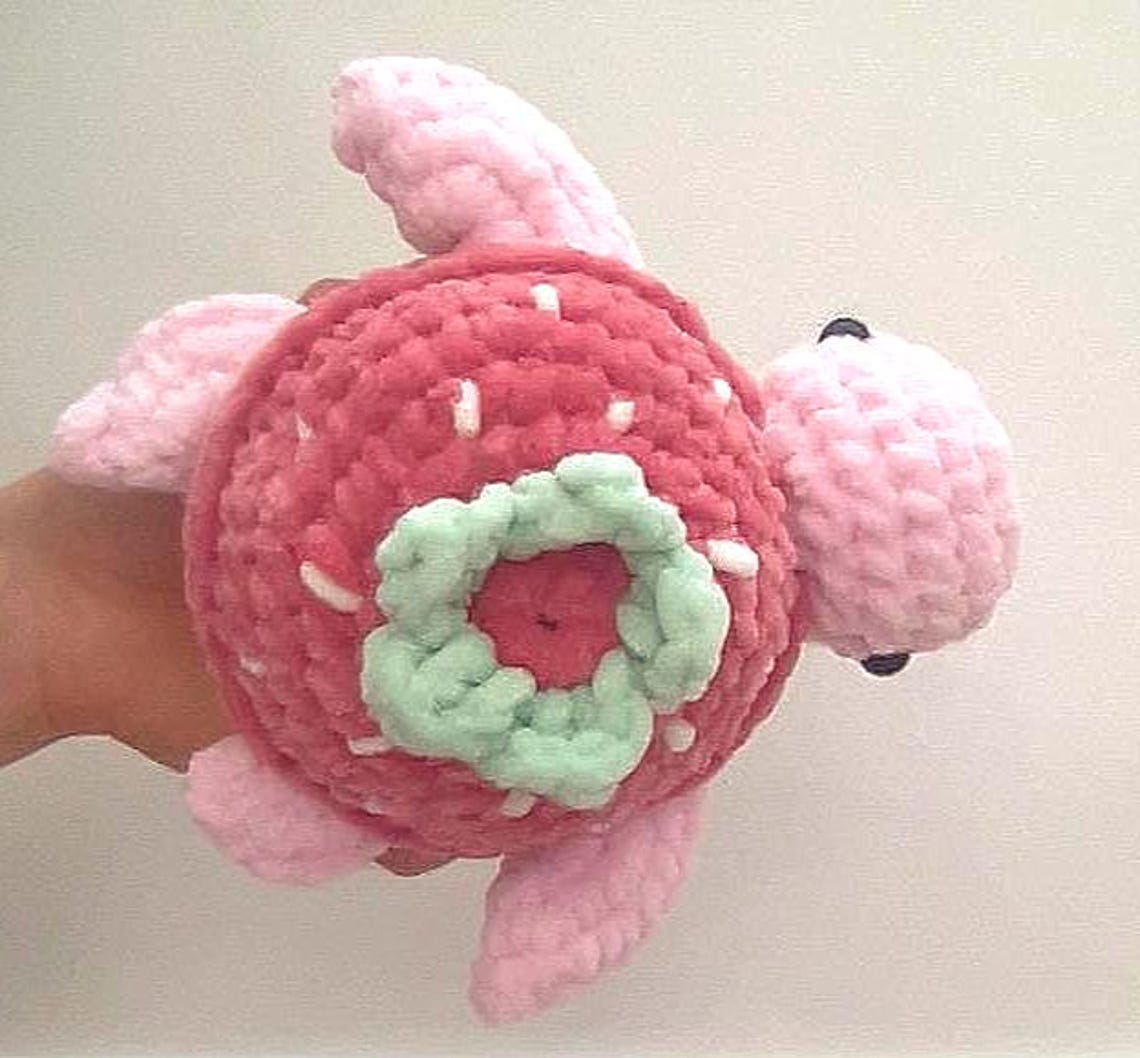 Strawberry Turtle Crochet Pattern :D - Etsy