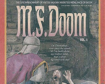 Mf Doom Comic | Etsy