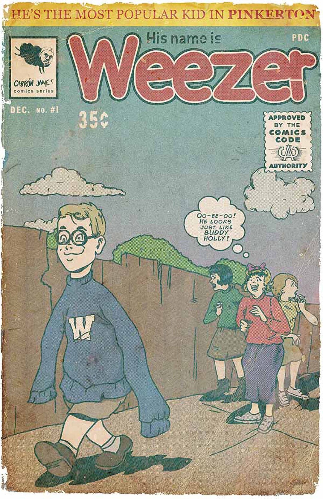 Buddy Holly Comic Book Print - Etsy