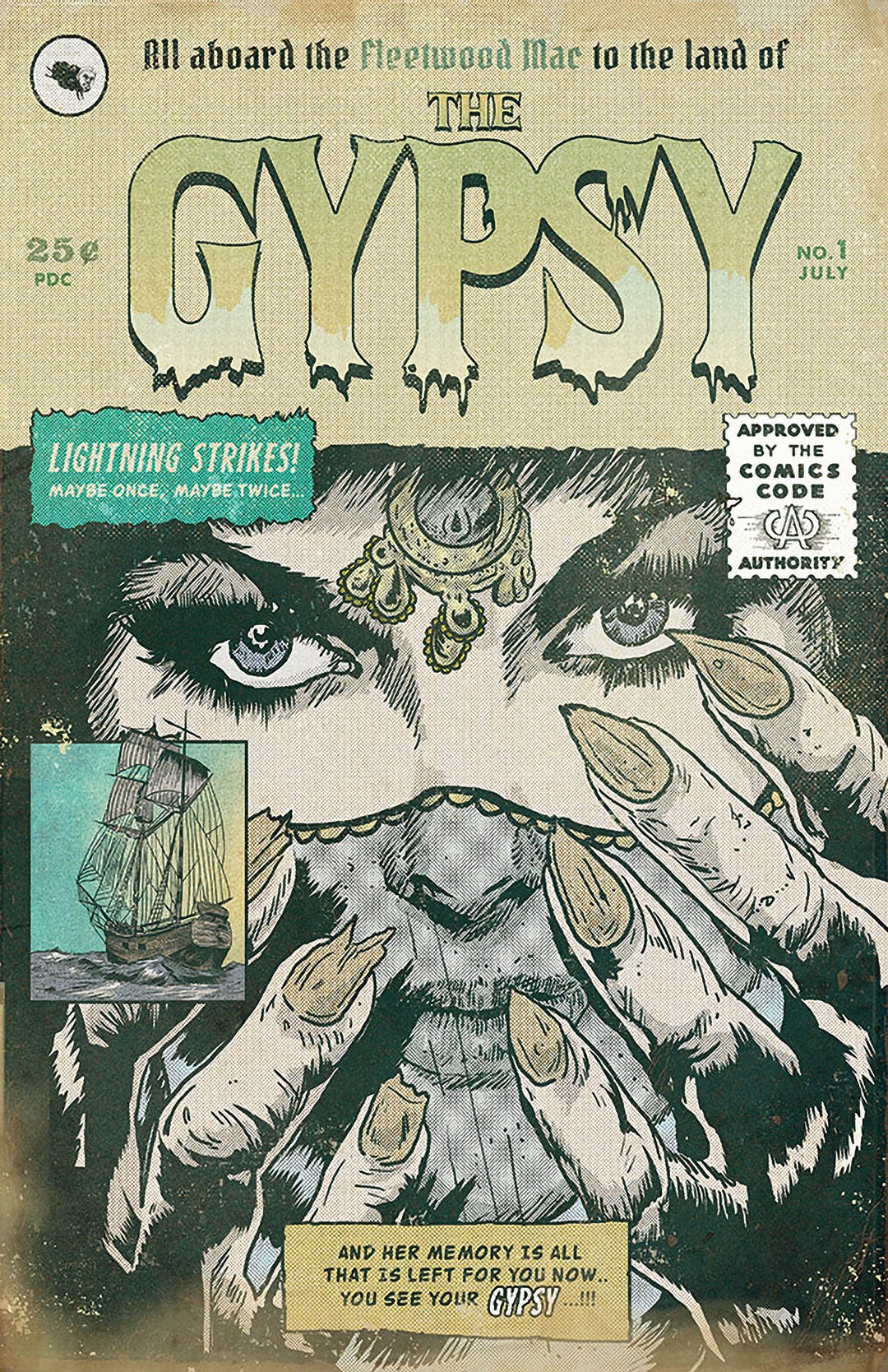 Gypsy Comic Book Print - Etsy