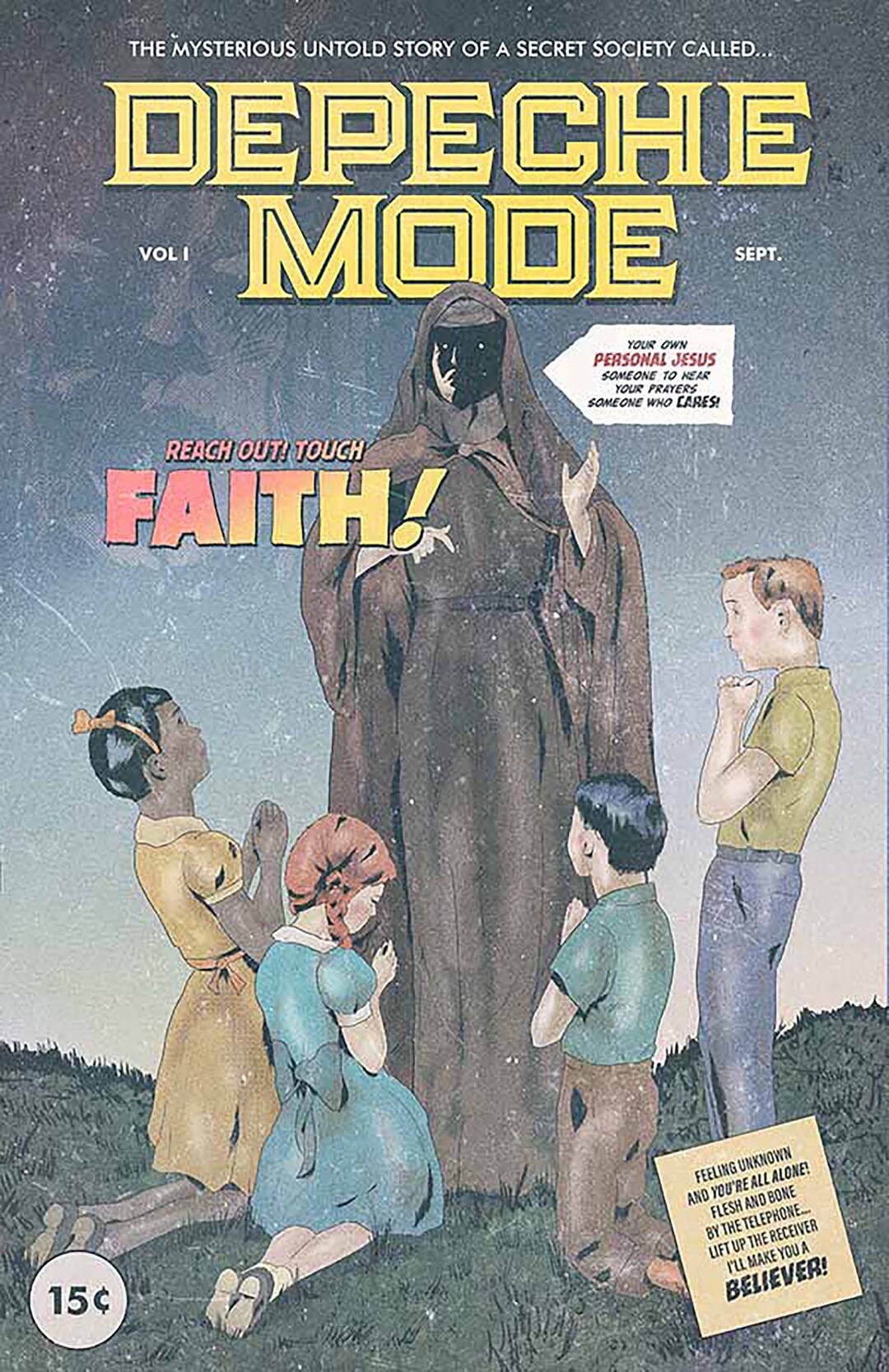 Personal Jesus Comic Book Print - Etsy