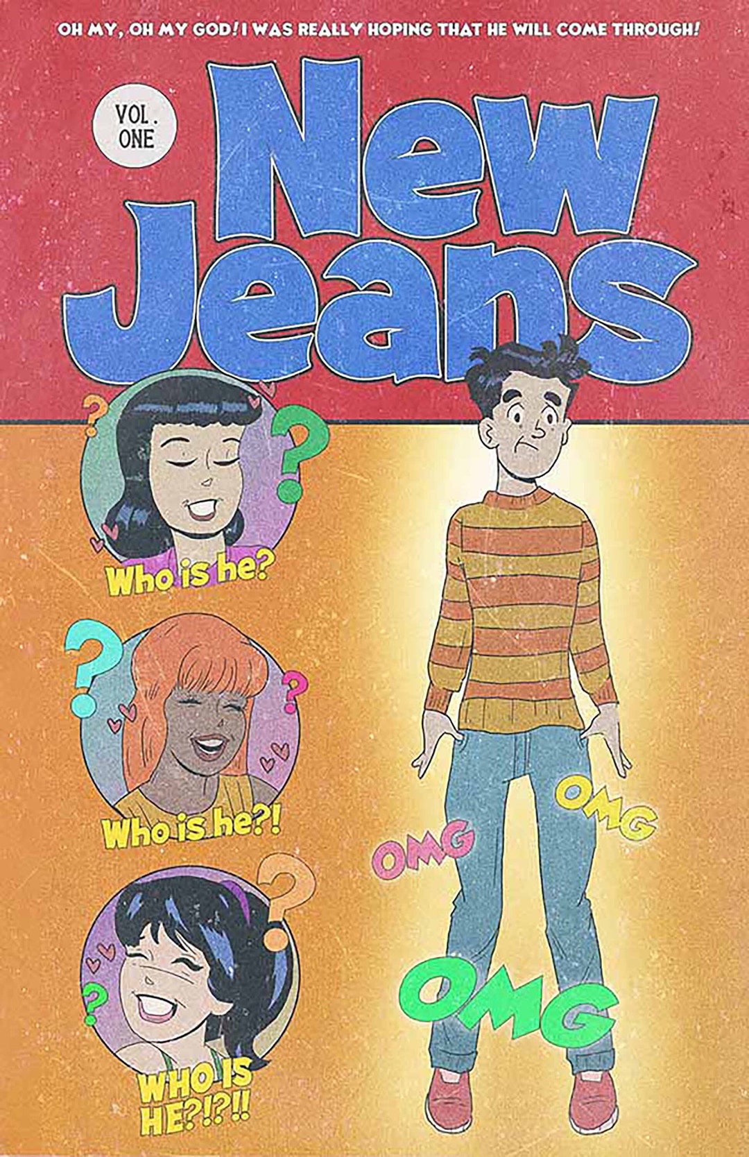 OMG Comic Book Print - Etsy