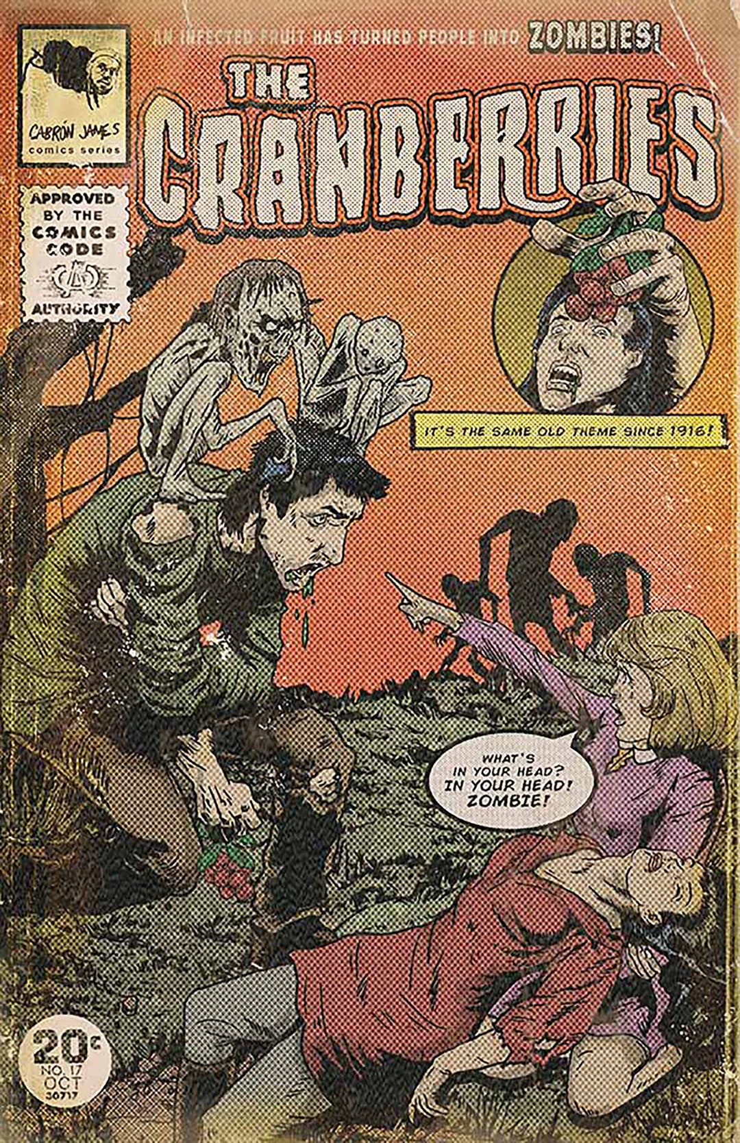 Zombie Comic Book Print - Etsy