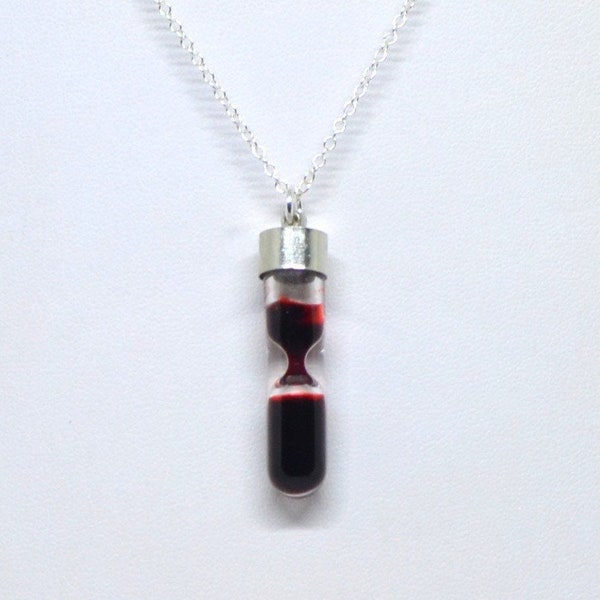 Vile of Blood Necklace - Etsy