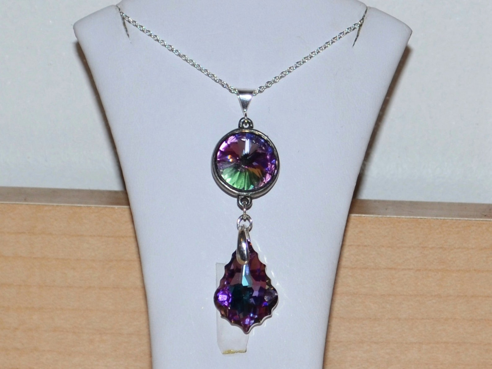 14mm Swarovski Crystal Light Vitrail Rhinestone Rivoli and - Etsy