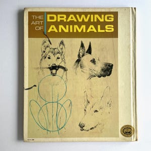 The Art of Drawing Animals the Grumbacher Library Book Large Vintage ...