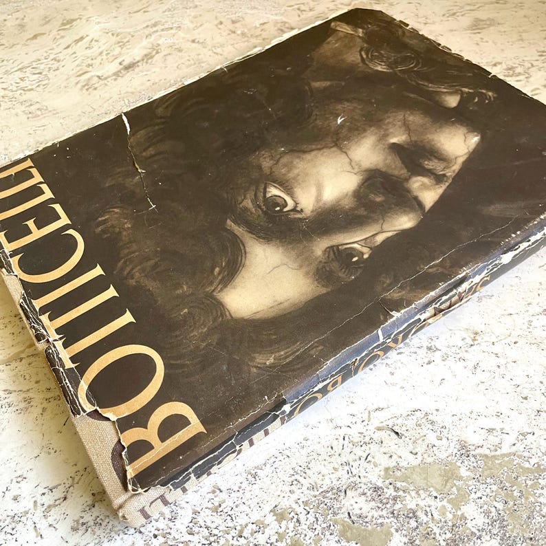 Botticelli - by Lionello Venturi - Vintage Hardcover Art Book - Etsy