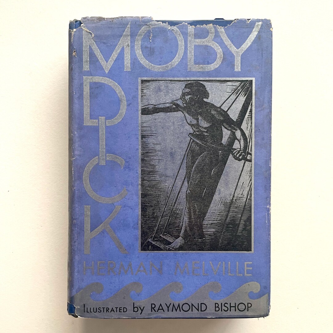 Moby Dick by Herman Melville Illustrated by Raymond Bishop Vintage ...