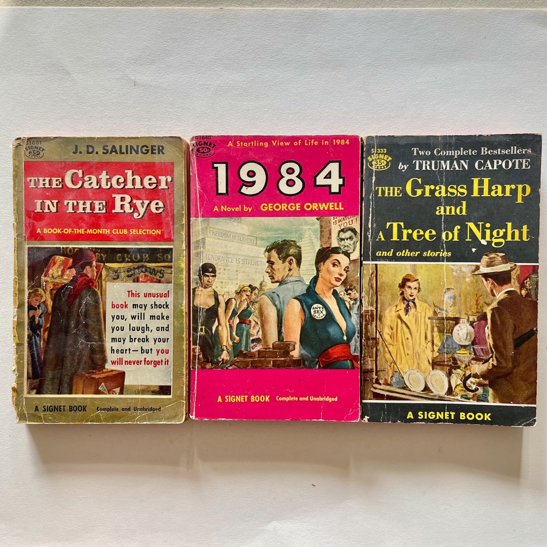3 Signet Classics 1984 by George Orwell the Catcher in the Rye by J. D ...