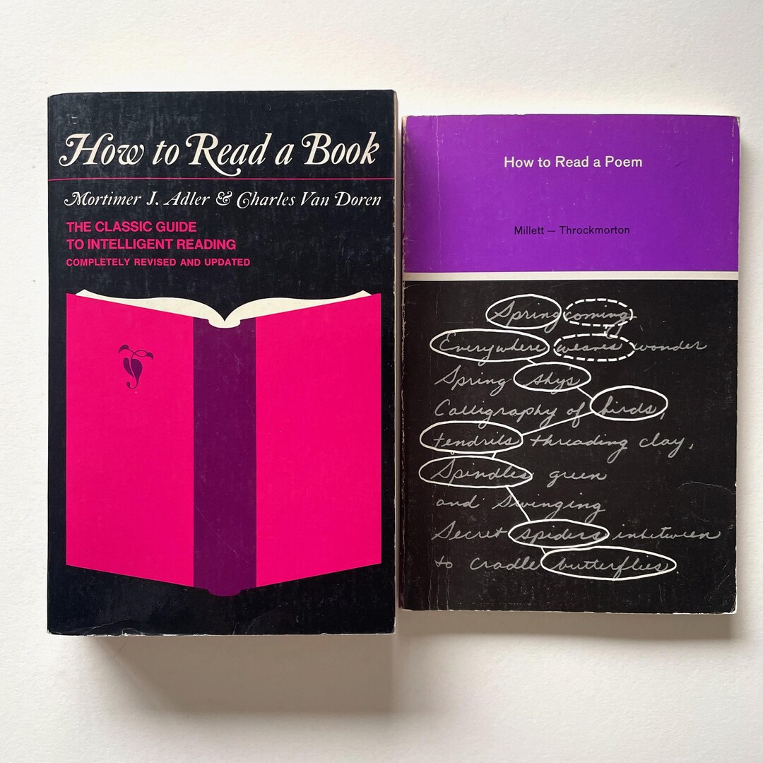 How to Read a Book & How to Read a Poem - by Mortimer J. Adler, Charles ...