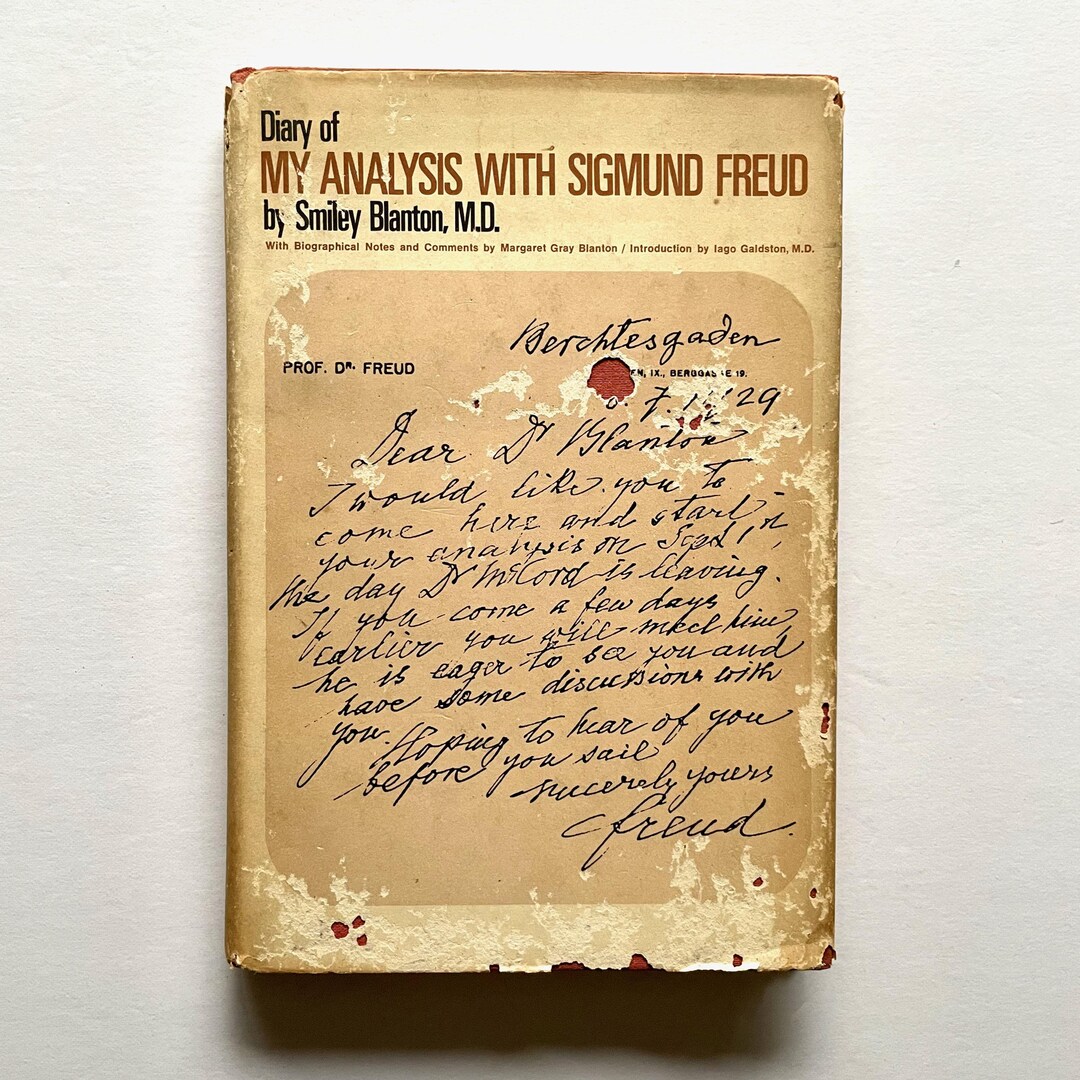 Diary of My Analysis With Sigmund Freud by Smiley Blanton Notes by ...