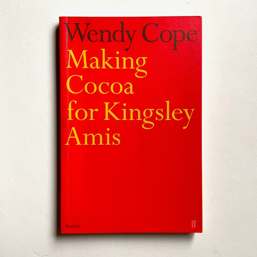 Making Cocoa for Kingsley Amis by Wendy Cope Vintage Paperback Book - Etsy