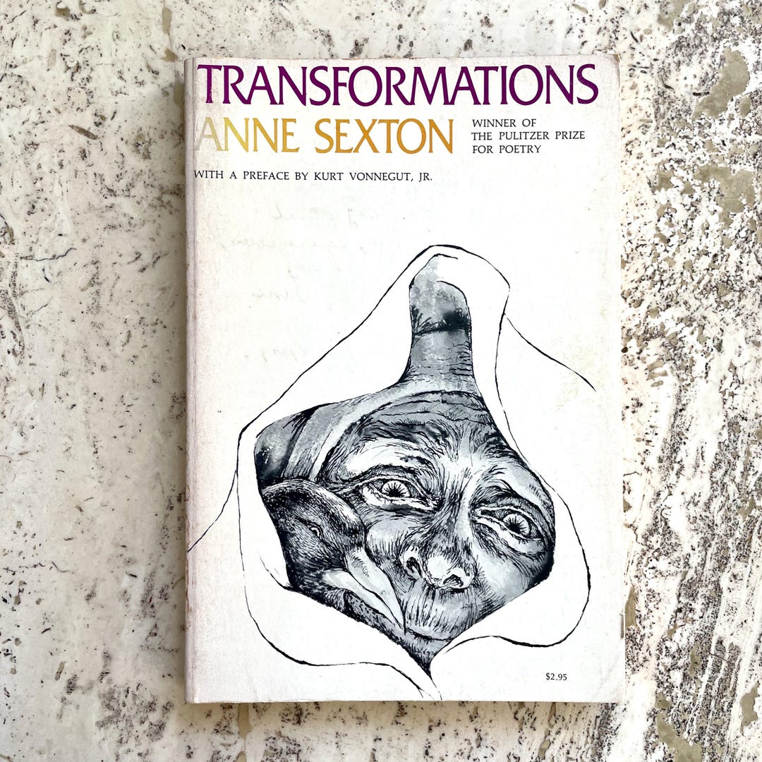 Transformations - by Anne Sexton - Vintage Paperback Poetry Book - Etsy