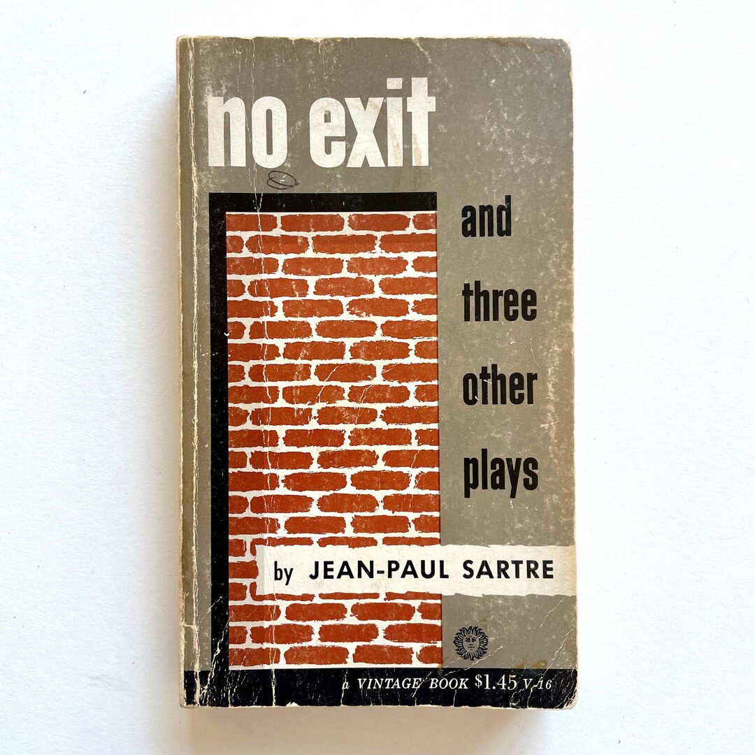 No Exit - by Jean Paul Sartre - Vintage Paperback Book - Etsy