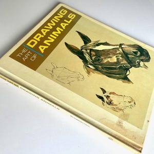 The Art of Drawing Animals the Grumbacher Library Book Large Vintage ...