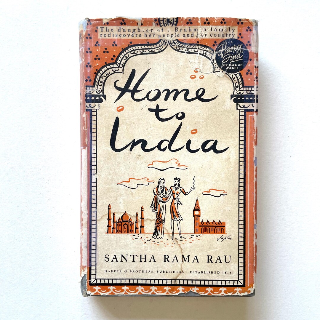 Home to India - by Santha Rama Rau - Vintage Hardcover Book - Etsy