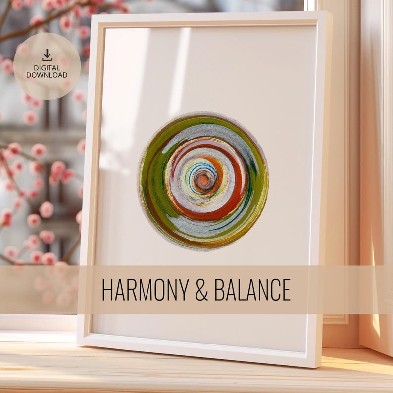 Harmony and Balance Power Symbol | Daily Affirmations & Manifestation ...