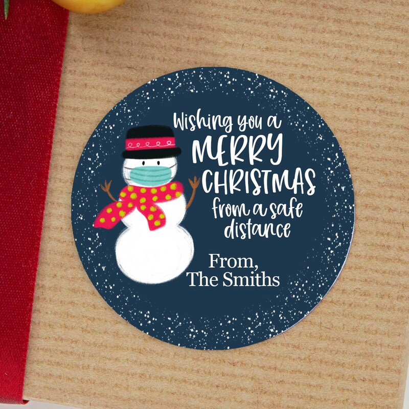 Snowman Labels - Etsy