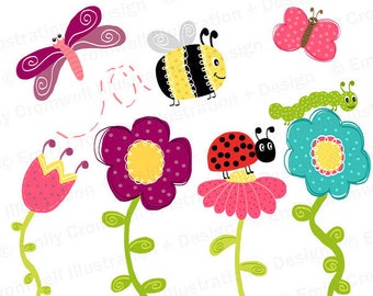 Ladybug Digital Stamp Clipart Cute Graphics PNG Ladybird | Etsy