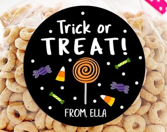 Treat bag sticker | Etsy