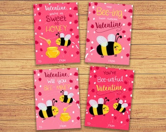 Bumble Bee Valentine | Etsy
