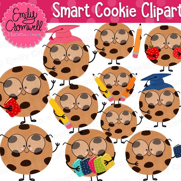 Cookies Clipart - Etsy