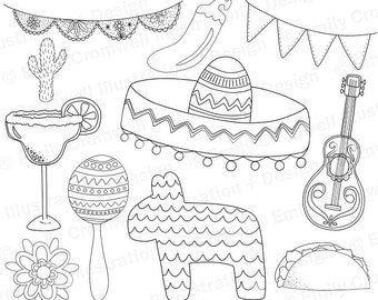Pinata Line Art - Etsy