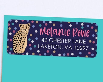 Cheetah Labels - Etsy