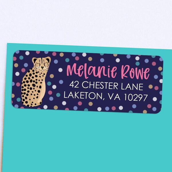 Cheetah Labels - Etsy