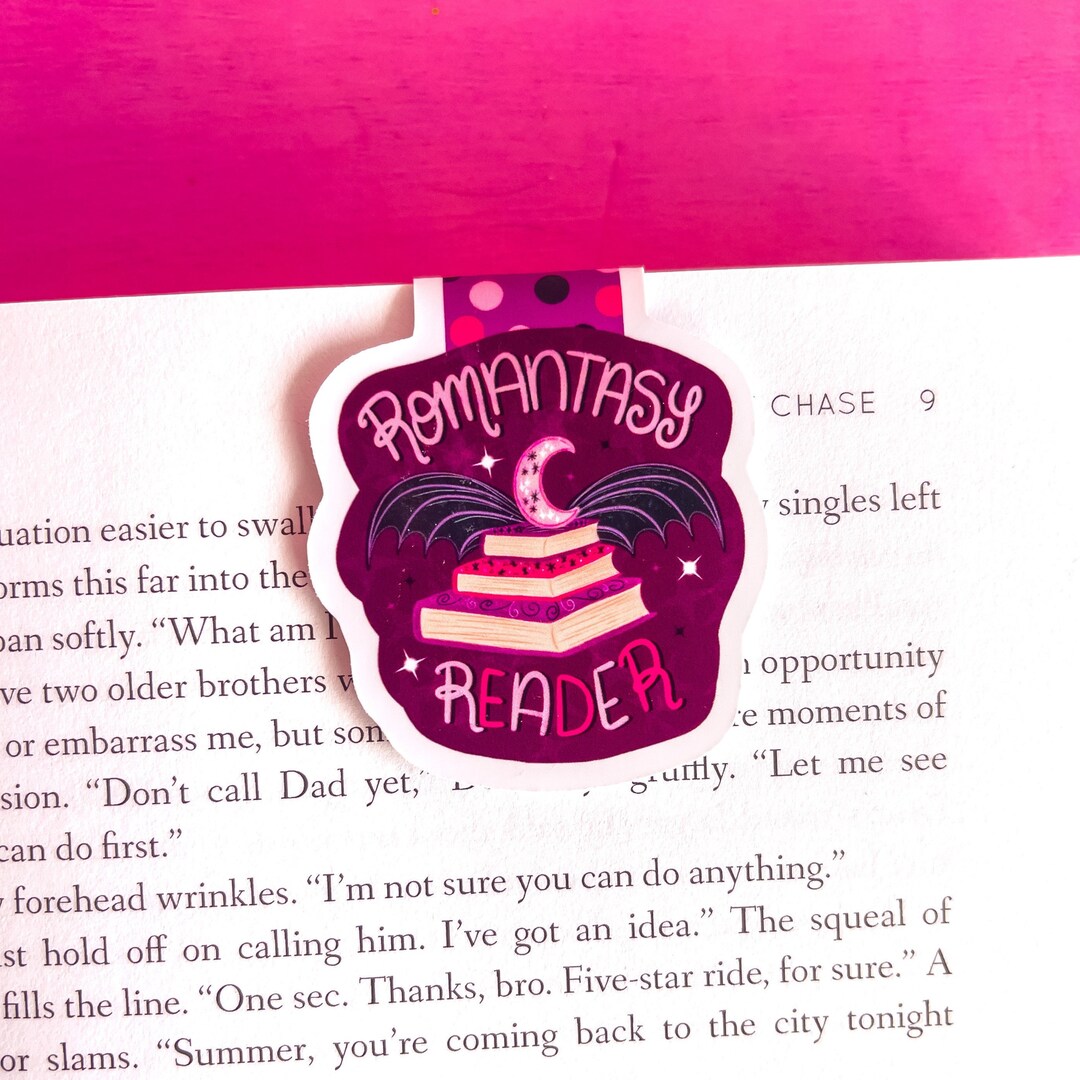 Romantasy Reader Magnetic Bookmark - Cute Magnetic Bookmark - Magnetic ...