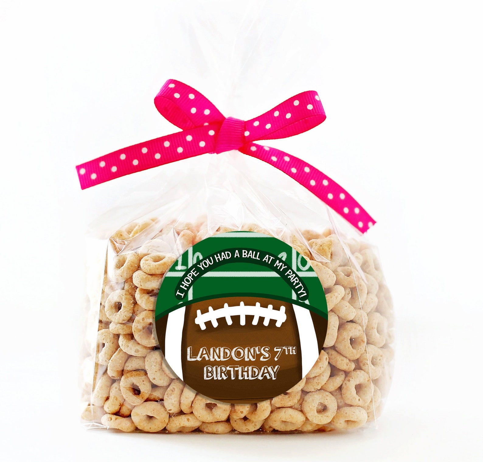 Football Birthday Stickers Sports Birthday Favor Stickers - Etsy