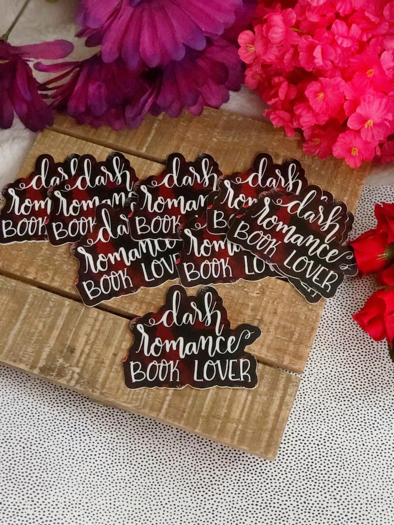 Dark Romance Book Lover Vinyl Sticker Bookish Vinyl Decal - Etsy