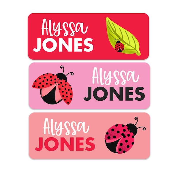 Ladybug Labels - Etsy
