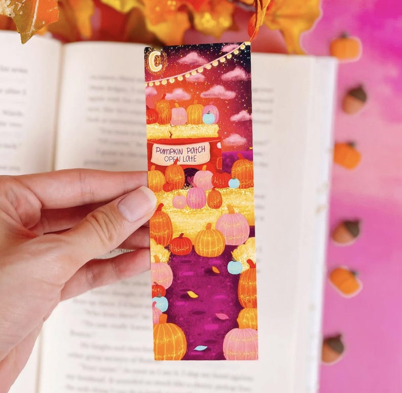 Cozy Fall Day Bookmark Set or Individual - Fall Bookmarks - Etsy