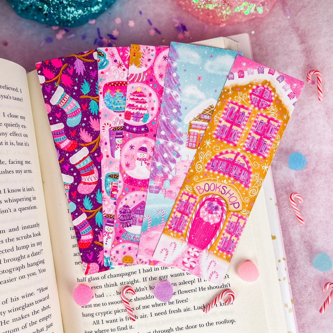 Sweet Sugar Plum Bookmark Set or Individual, Matte Bookmark, Cute ...