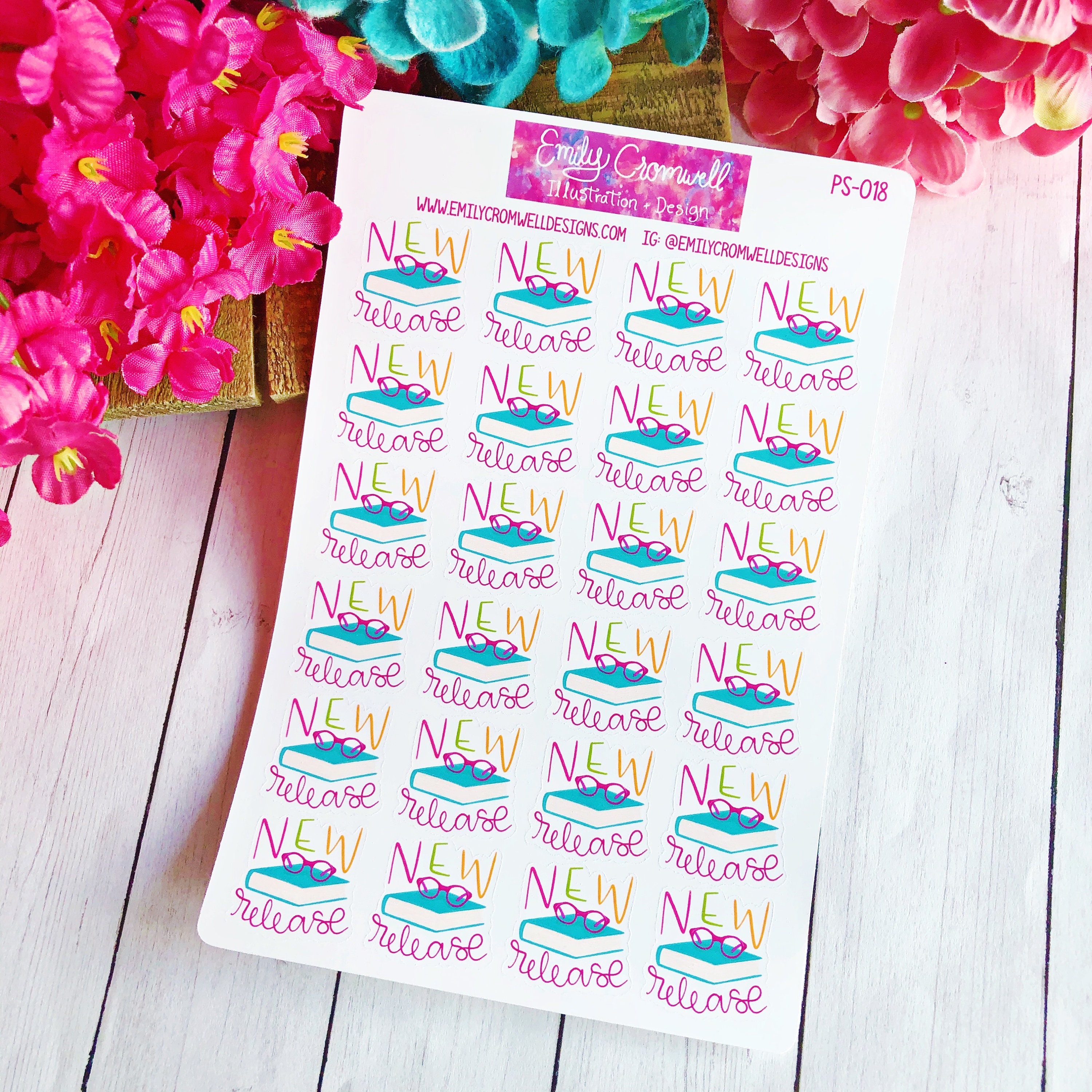 New Release Planner Stickers Bookish Planner Stickers Bullet | Etsy