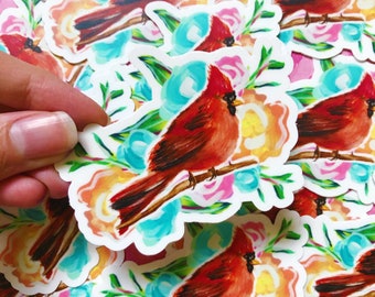 Cardinal Watercolor - Etsy