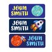 Outer Space Name Labels Boys Name Labels Kids School Labels ...