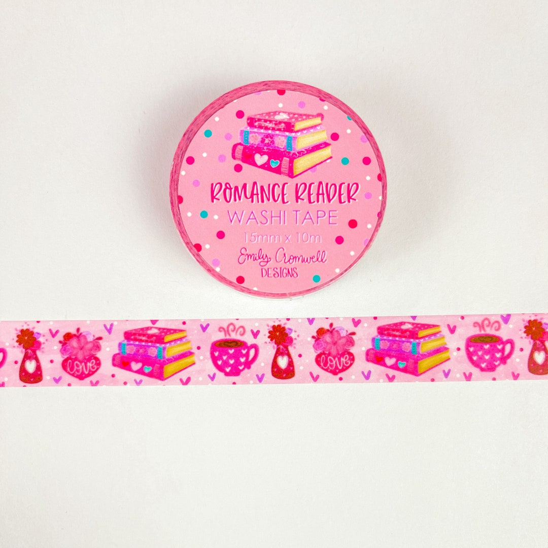 Romance Reader Washi Tape - 1 Roll Washi Tape - Decorative Tape ...
