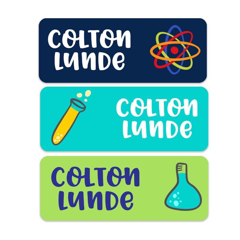 Science Labels - Etsy