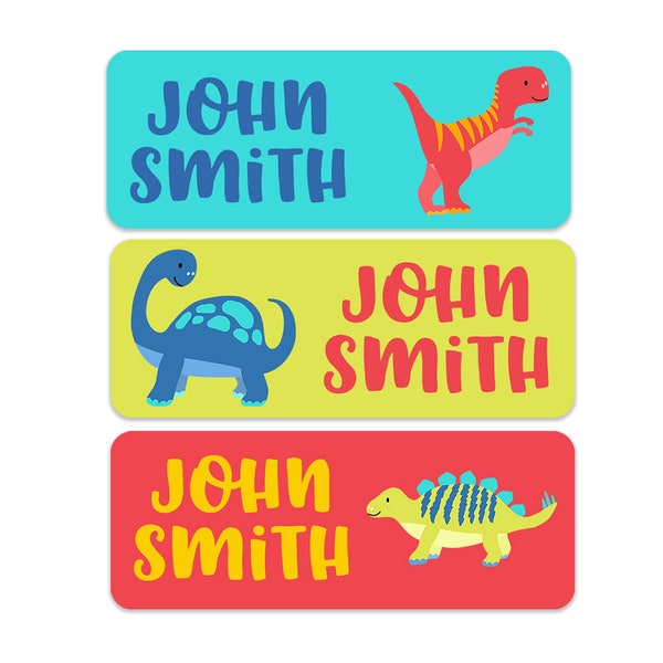 Dinosaur Labels - Etsy