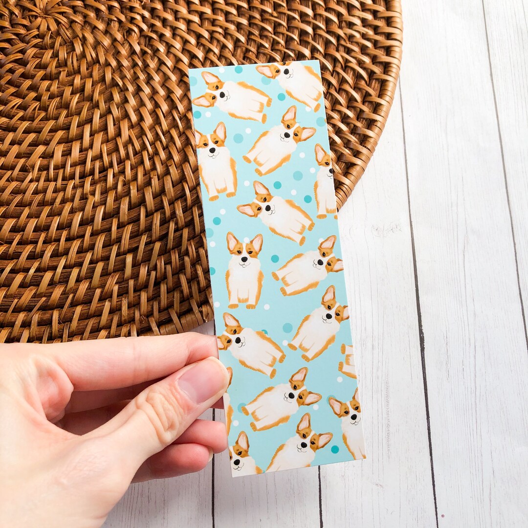 Corgi Bookmark - Matte Bookmark - Cute Bookmark - Bookish - Dog ...