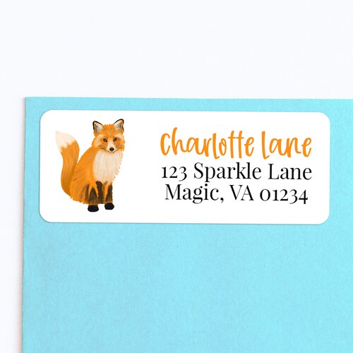 Floral Return Address Labels Pretty Address Labels Cute - Etsy