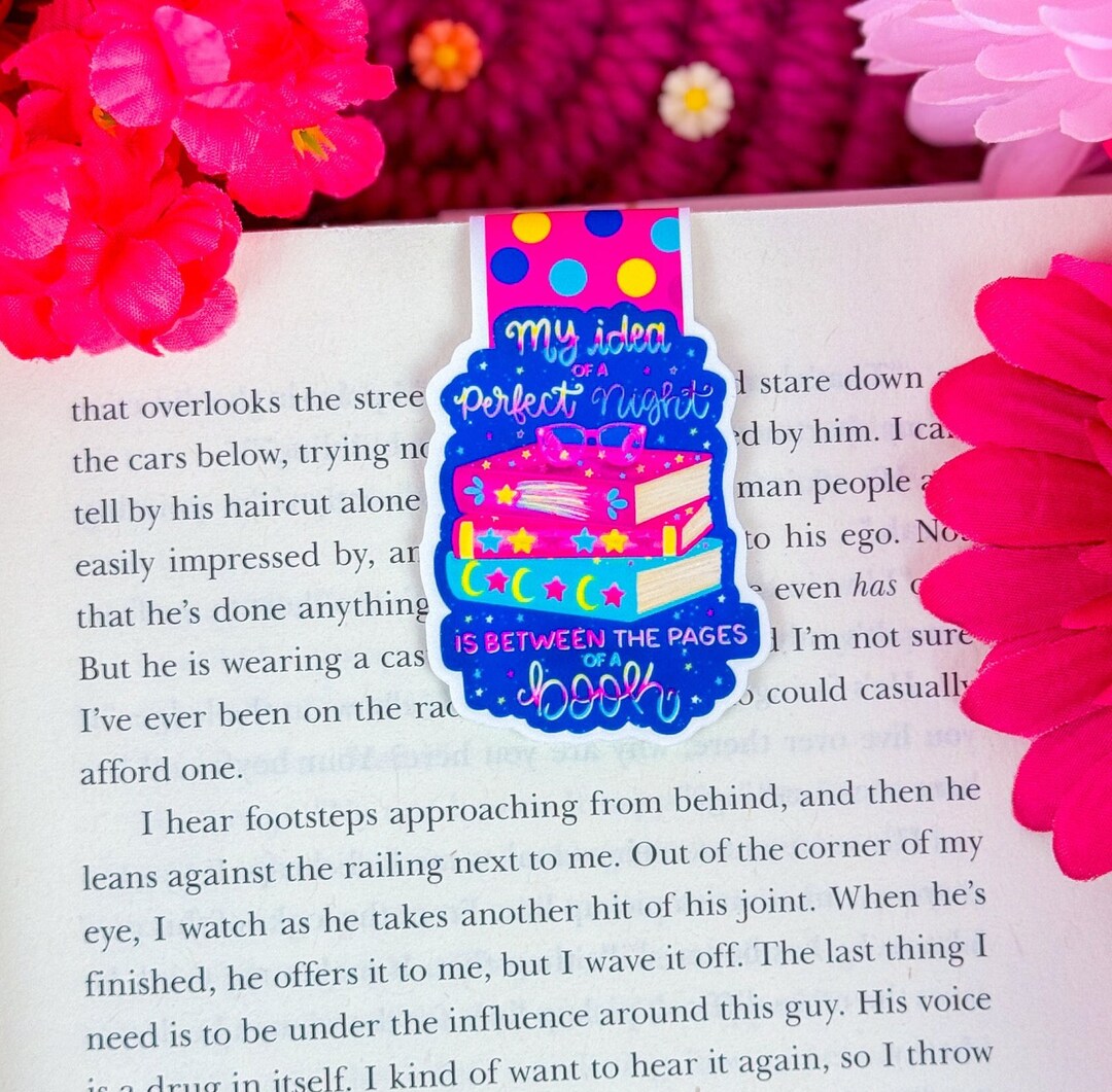 Perfect Night Magnetic Bookmark - Book Lover Magnetic Bookmark ...