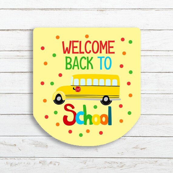 Welcome Back to School Sanitizer Labels Sanitizer Favor | Etsy