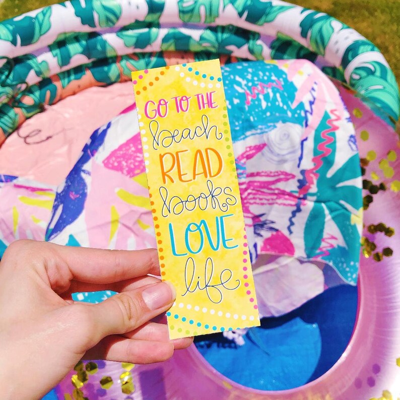Summer Bookmark Set or Individual Matte Bookmark Cute - Etsy