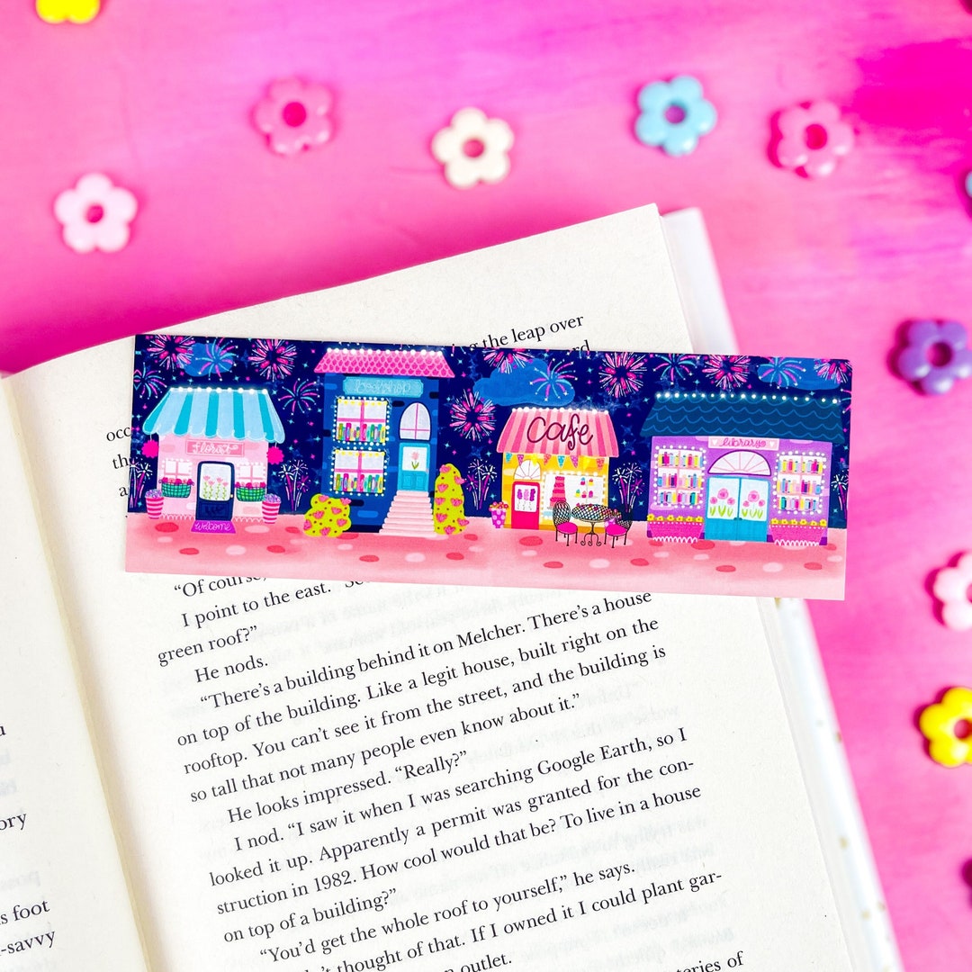 Fireworks Festival at Book Lover's Lane Bookmark - Cute Bookmark ...