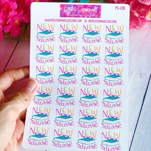 New Release Planner Stickers Bookish Planner Stickers Bullet | Etsy