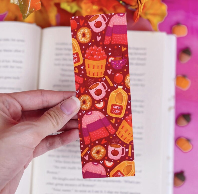 Cozy Fall Day Bookmark Set or Individual - Fall Bookmarks - Etsy